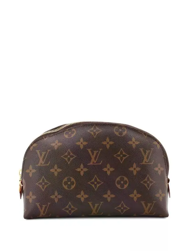 LOUIS VUITTON Monogram Canvas Gm Pouch - Brown