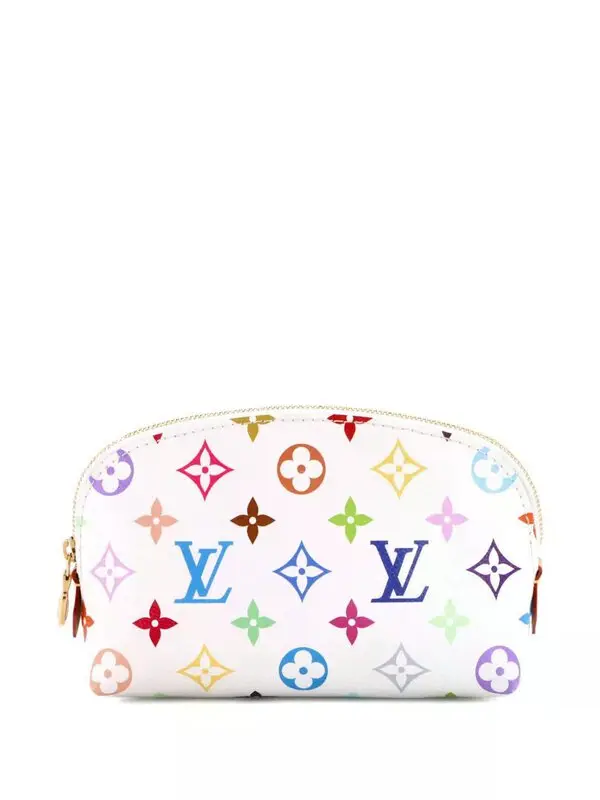 LOUIS VUITTON X Takashi Murakami Monogram Multicolor Pm Pouch - White
