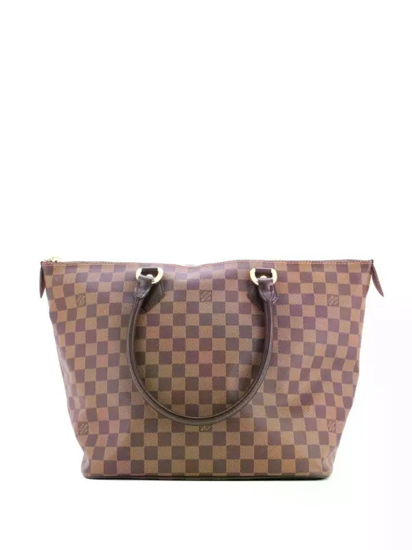 LOUIS VUITTON Saleya Mm Tote Bag Damier - Brown