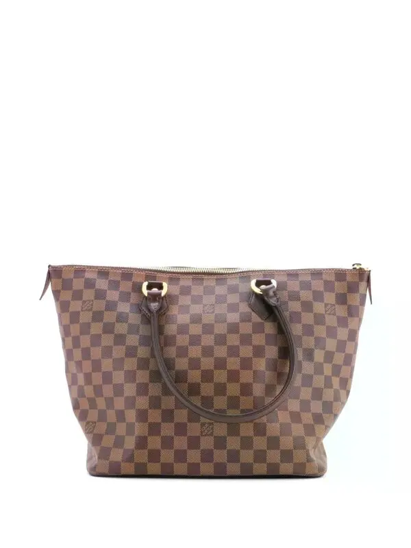 LOUIS VUITTON Saleya Mm Tote Bag Damier - Brown