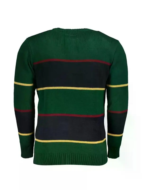 U.S. Grand Striped Crew-neck Sweater