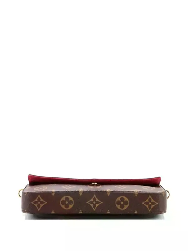 LOUIS VUITTON Felicie Pochette Monogram Canvas - Brown