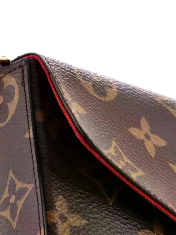LOUIS VUITTON Felicie Pochette Monogram Canvas - Brown