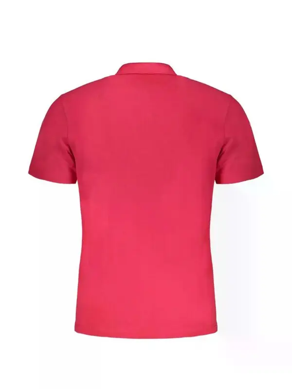 NAPAPIJRI Logo-embroidered Short-sleeve Polo Shirt - Pink
