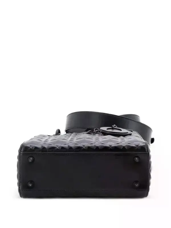 Dior Abcdior Lady Bag Diamond Motif Cannage Calfskin Small - Black