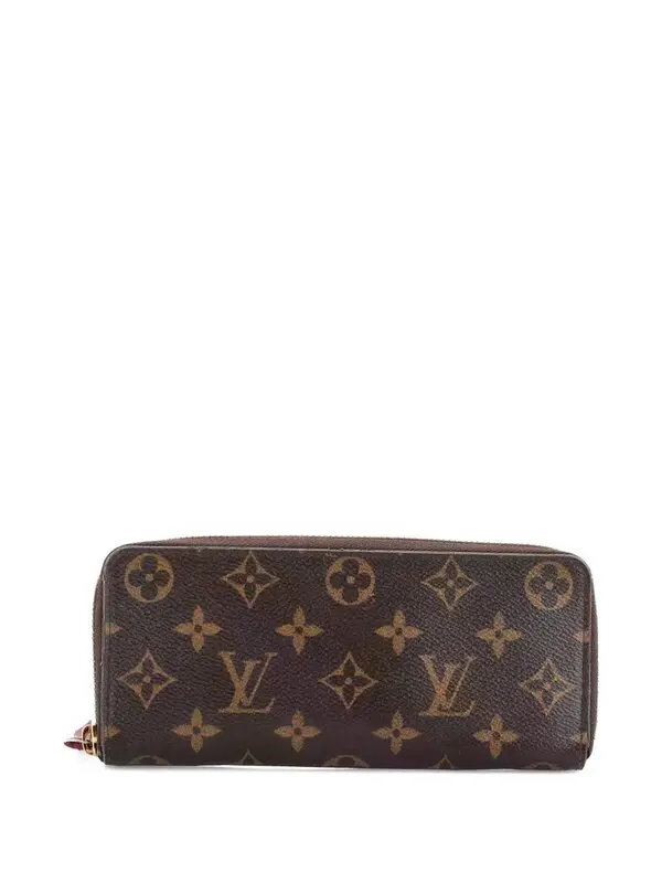 LOUIS VUITTON Clemence Wallet Monogram Canvas Small Wallets - Brown
