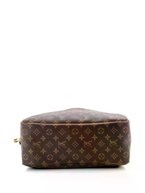 LOUIS VUITTON Deauville Monogram Canvas Handbag - Brown