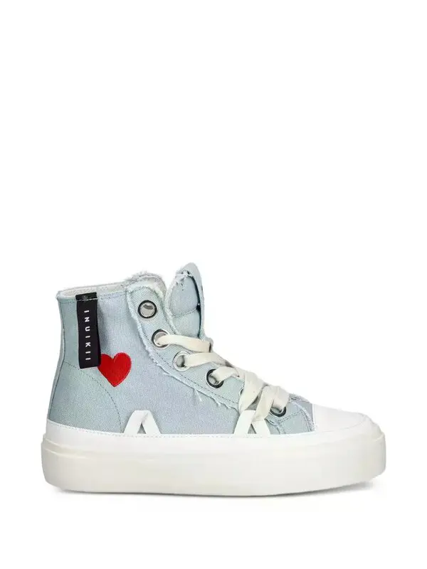 Inuikii Distressed Heart Sneakers