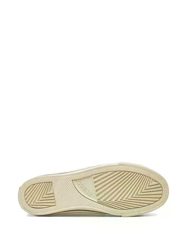Guess Monogram Lace-up Sneakers - Neutrals