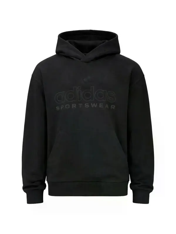 Adidas Embossed-logo Hoodie - Black