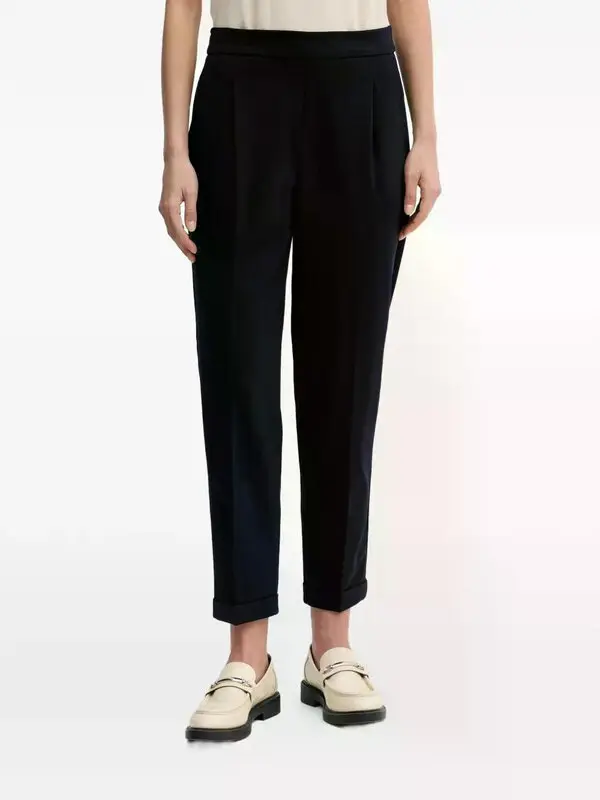 BENETTON Pleated Roll-up Trousers