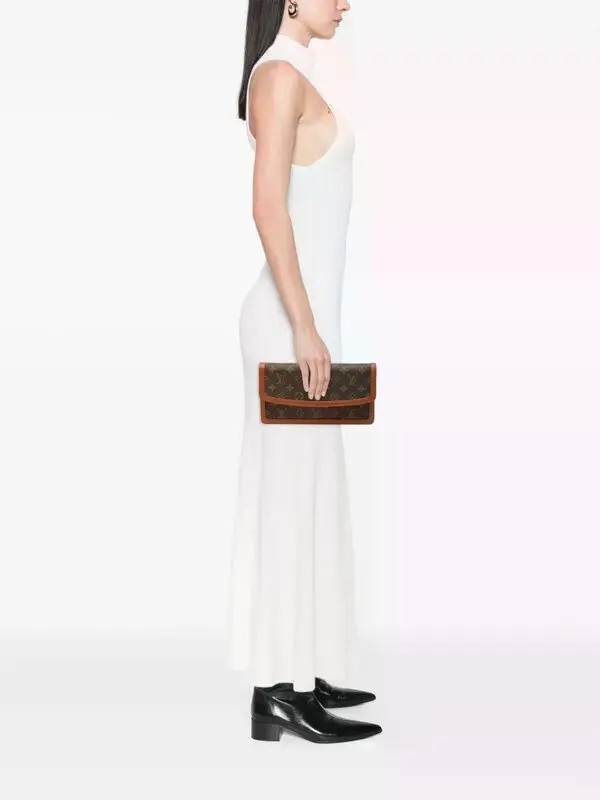LOUIS VUITTON 1991 Monogram Pochette Dame Pm Clutch