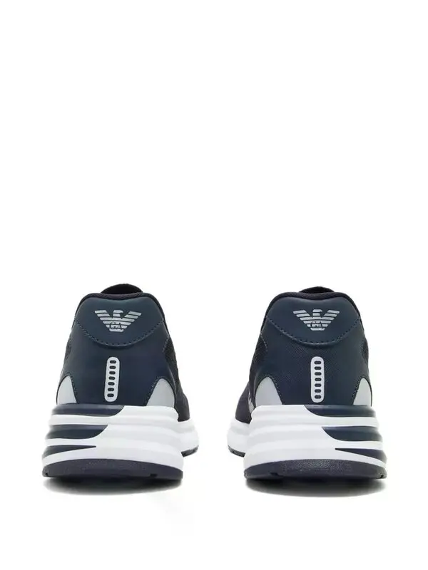 EA7 Logo-detail Sneakers - Blue