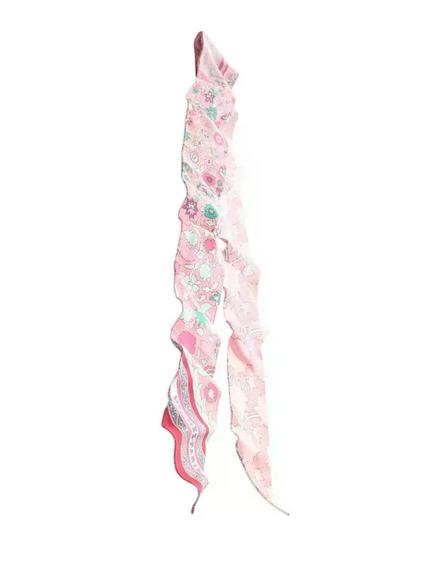 Hermès 2000-2026 Tapis Persans Silk Twilly Scarf Scarves - Pink