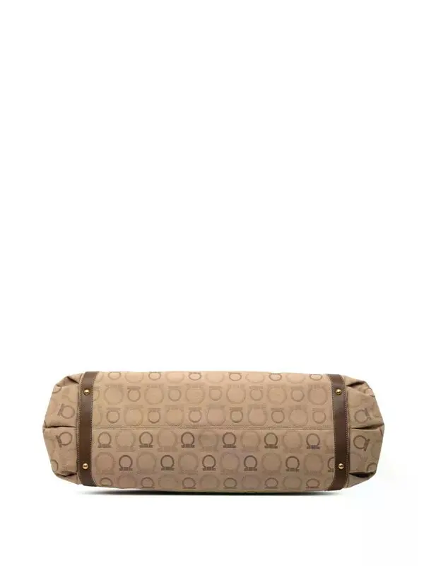 FERRAGAMO 2000-2025 Gancini Canvas Shoulder Bag
