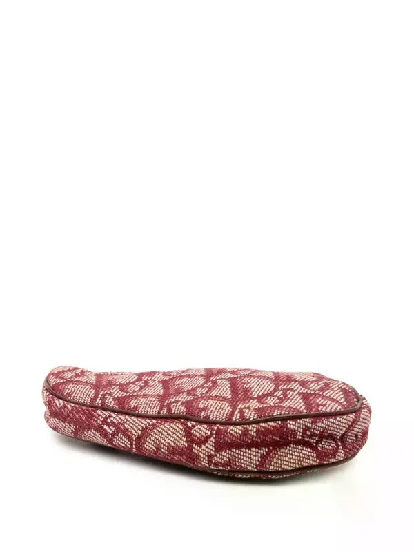 Dior 2002 Diorissimo Trotter Saddle Coin Pouch - Red