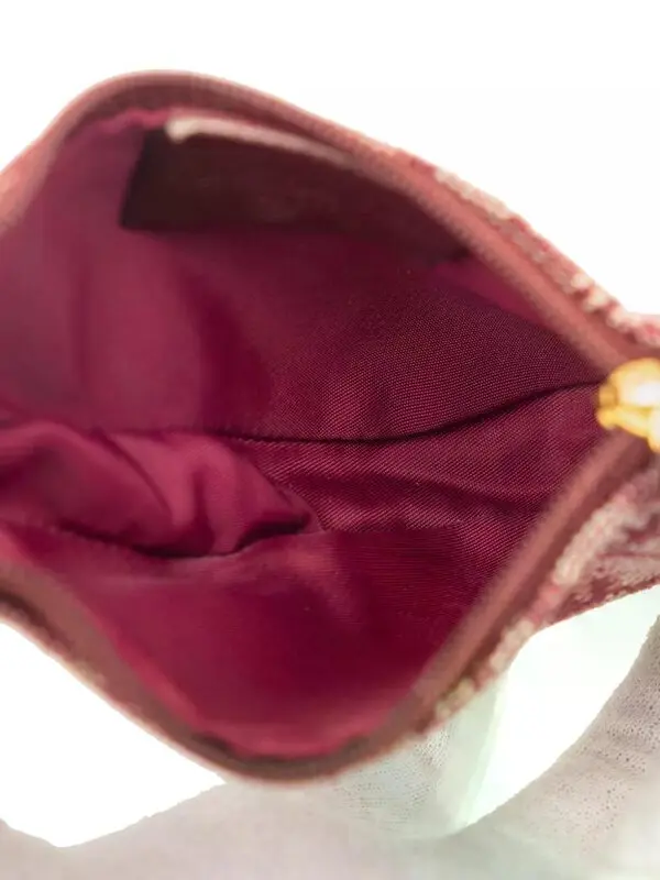 Dior 2002 Diorissimo Trotter Saddle Coin Pouch - Red