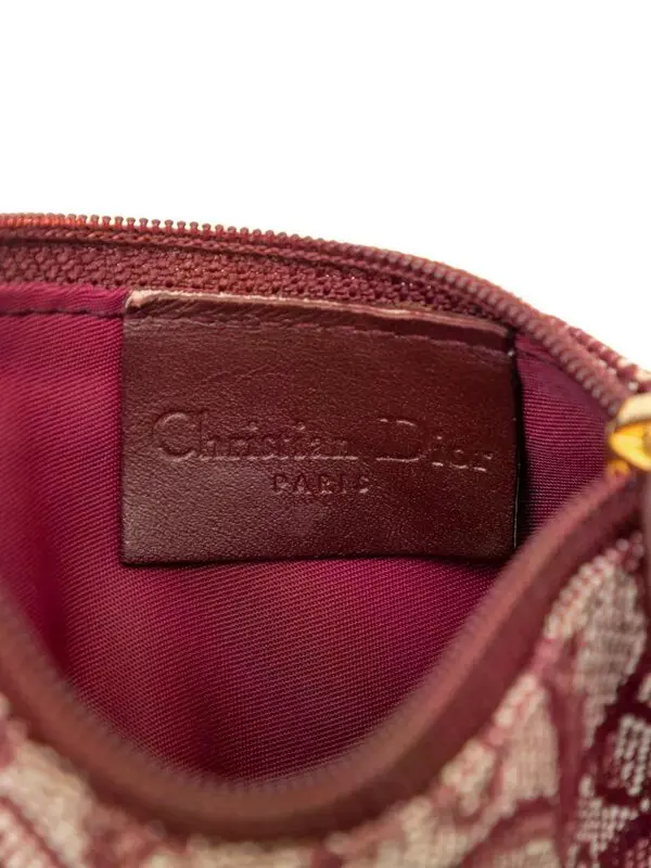 Dior 2002 Diorissimo Trotter Saddle Coin Pouch - Red