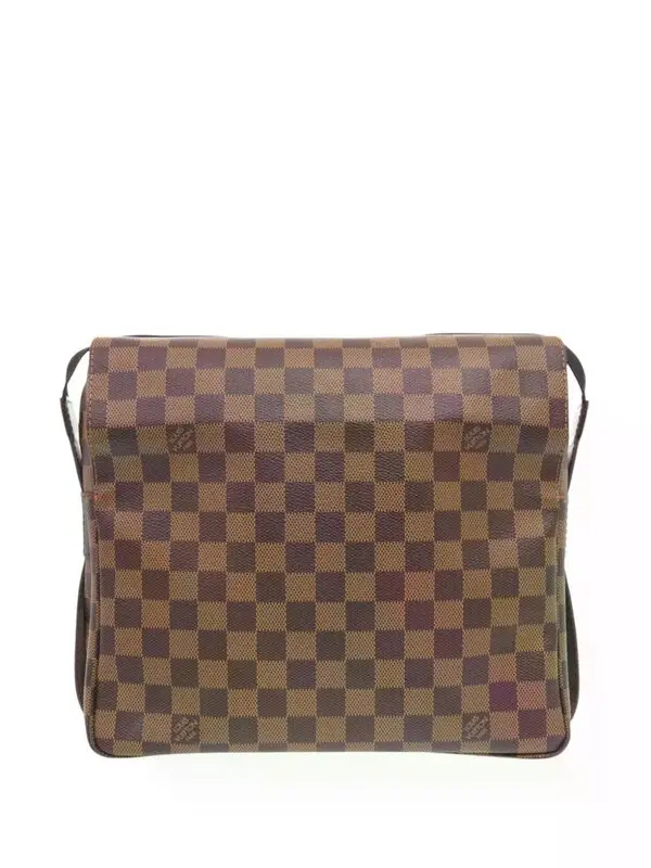 LOUIS VUITTON 2004 Damier Ebene Naviglio Crossbody Bag - Brown