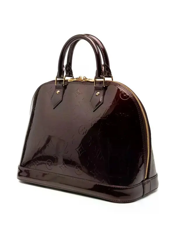 LOUIS VUITTON Monogram Vernis Alma Pm Handbag 2000-2020 - Purple
