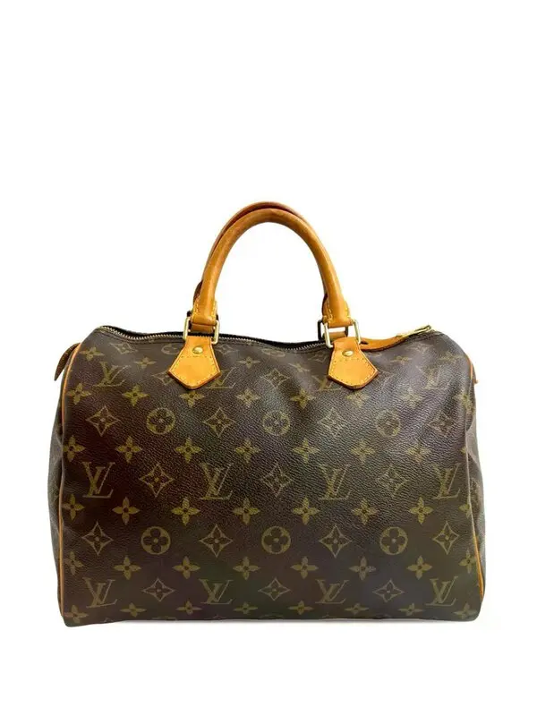LOUIS VUITTON 2006 Monogram Speedy 30 Boston Bag - Brown
