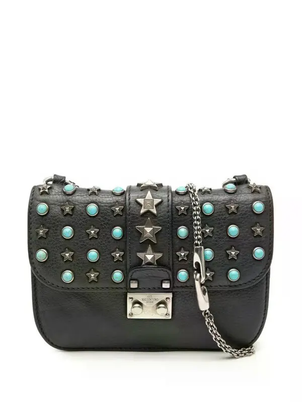Valentino Garavani Rockstud Glam Lock Crossbody Bag - Black