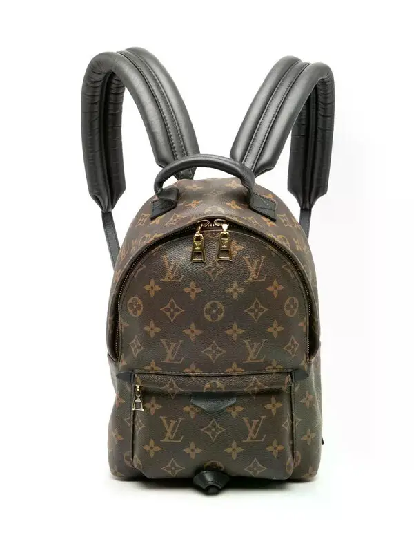 LOUIS VUITTON 2016 Monogram Palm Springs Pm Backpack - Brown