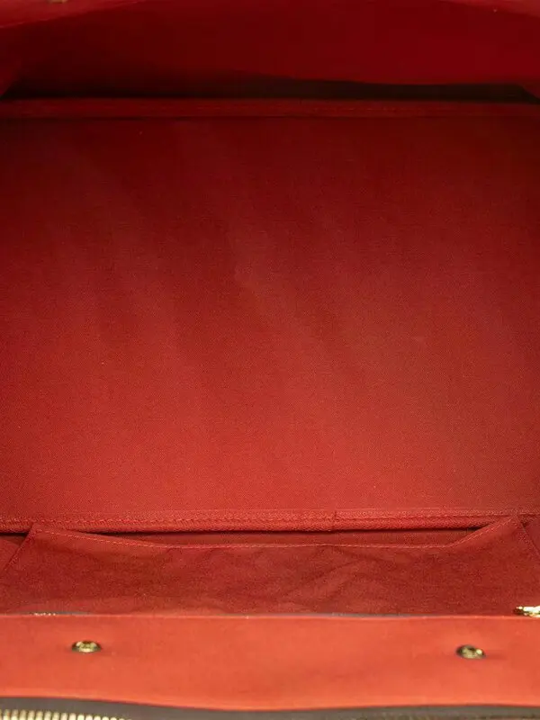 LOUIS VUITTON 2005 Damier Ebene Greenwich Pm Travel Bag