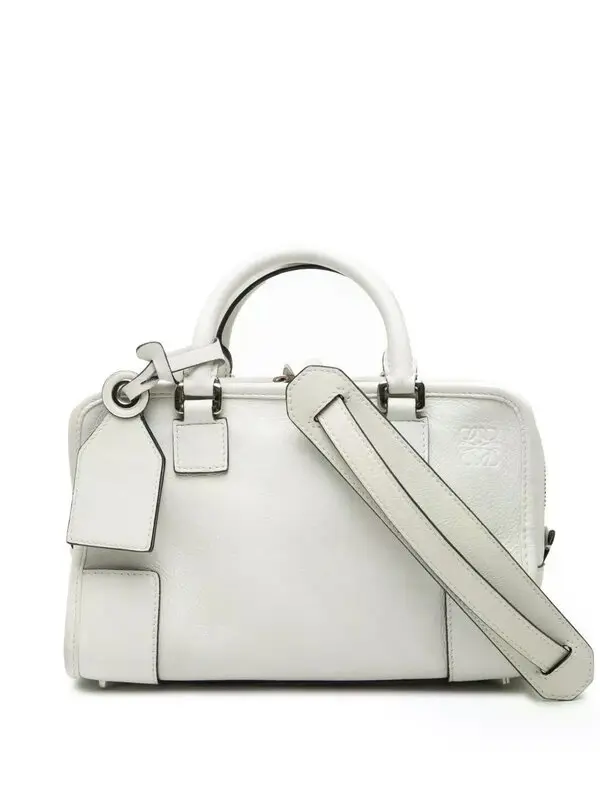 Loewe 2016 Leather Amazona 23 Satchel - White