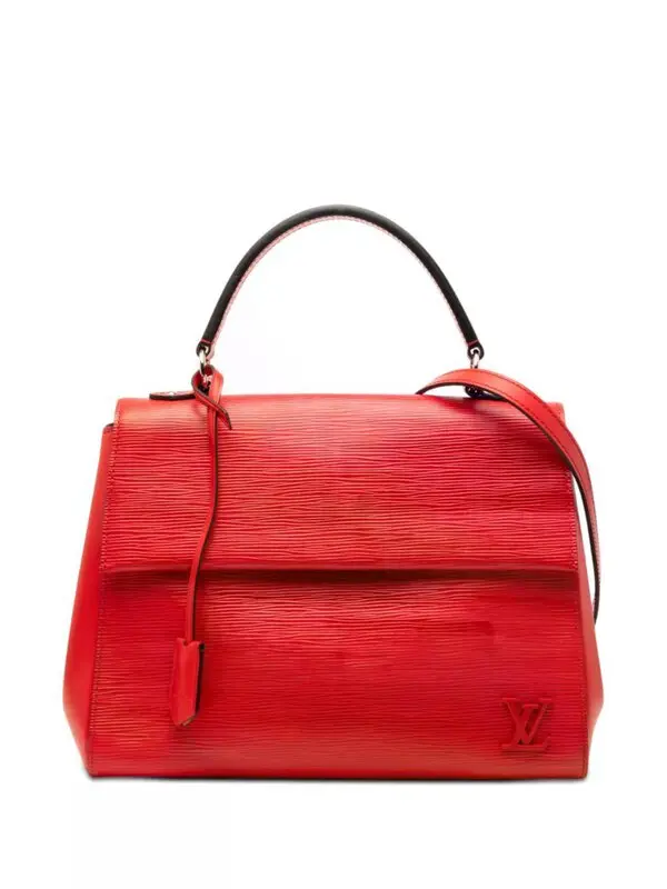LOUIS VUITTON 2017 Epi Cluny Mm Satchel - Red