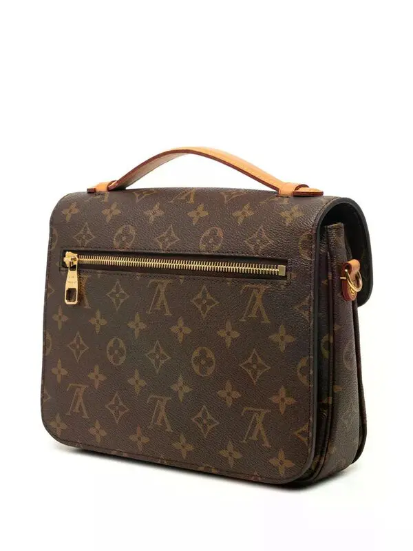 LOUIS VUITTON 2021 Monogram Pochette Metis Satchel