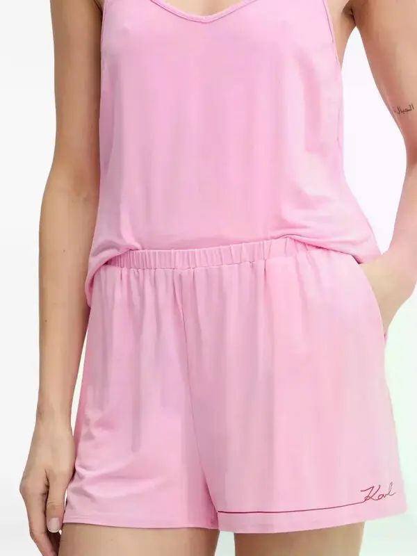 Karl Lagerfeld V-neck Pyjama Set
