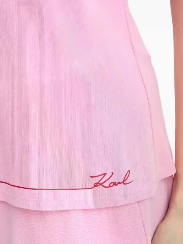 Karl Lagerfeld V-neck Pyjama Set