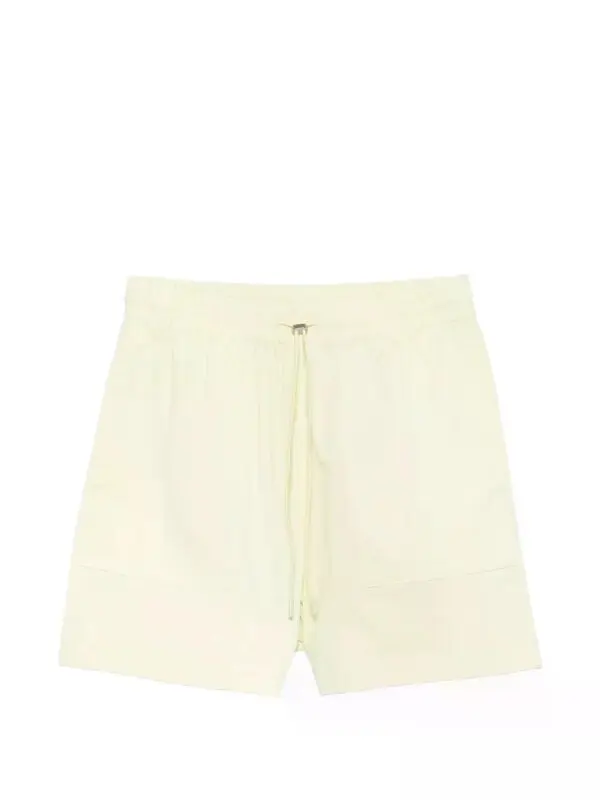 ALPHA TAURI Elasticated-waistband Shorts - Yellow