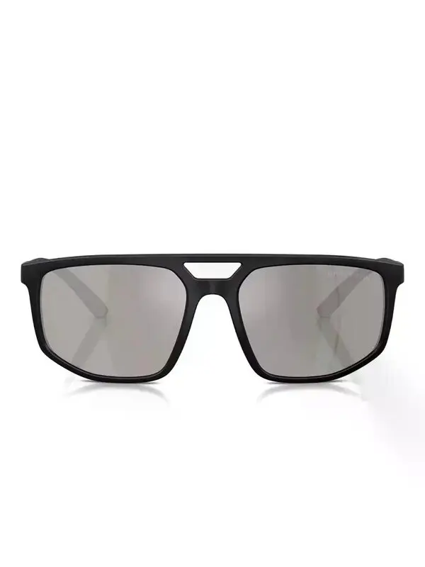 Emporio Armani Geometric Sunglasses - Grey