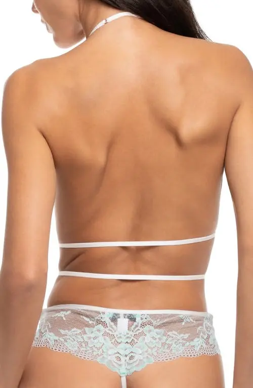 IN BLOOM BY JONQUIL Lillie Strappy Lace Thong Teddy - Ivory