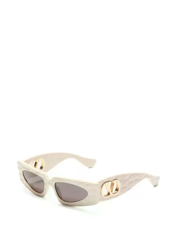 Valentino Garavani Rectangular Acetate Sunglasses