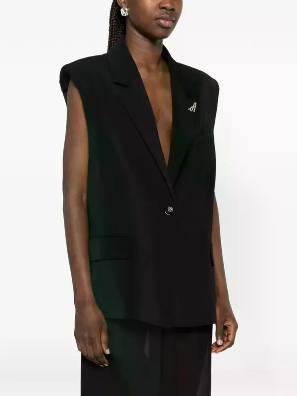 ANIYE BY Bella Tailored Waistcoat - Black