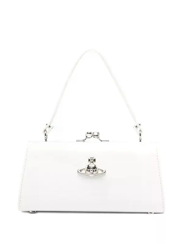 VIVIENNE WESTWOOD Doll Xl Frame Clutch - White