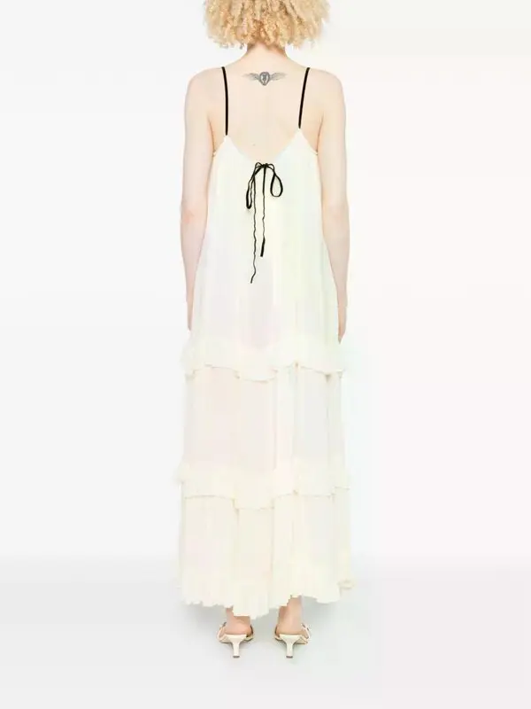 For Love & Lemons Ruffled Maxi Dress