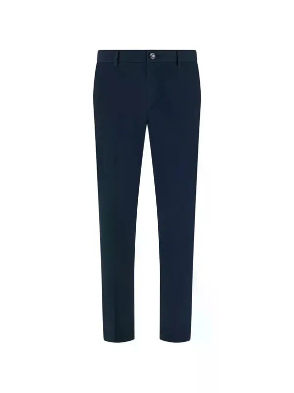 Boggi Milano Stretch Diagonal Pocket Trousers - Blue