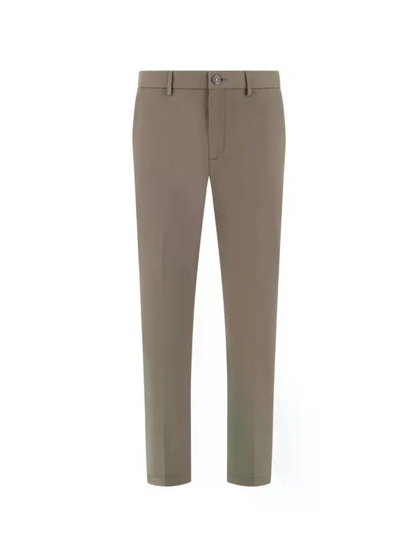 Boggi Milano Diagonal Pocket Trousers - Brown