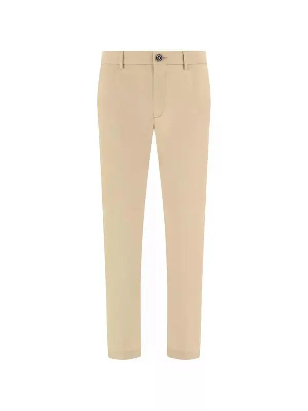 Boggi Milano Cotton Trousers - Neutrals