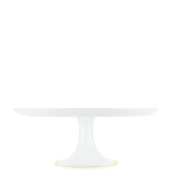 Christofle Porcelain Malmaison Riviera Cake Stand