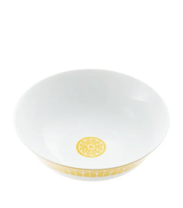 Christofle Porcelain Malmaison Riviera Salad Bowl