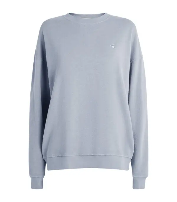 Eterne Cotton Oversized Sweatshirt - Grey