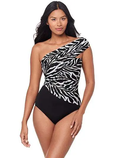 Victoria's Secret Magicsuit Tracks Goddess One-piece Swimsuit - Black