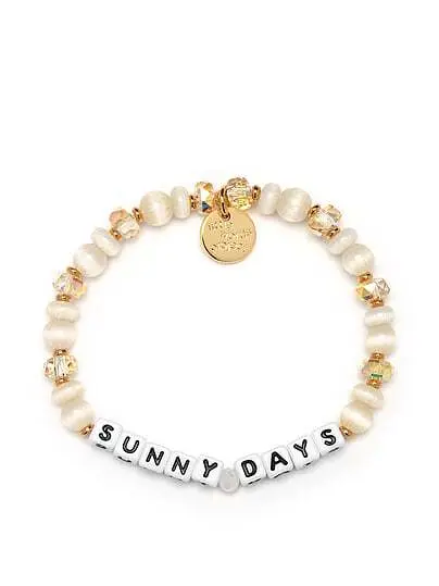 Pink X Little Words Project Sunny Days Bracelet - Black