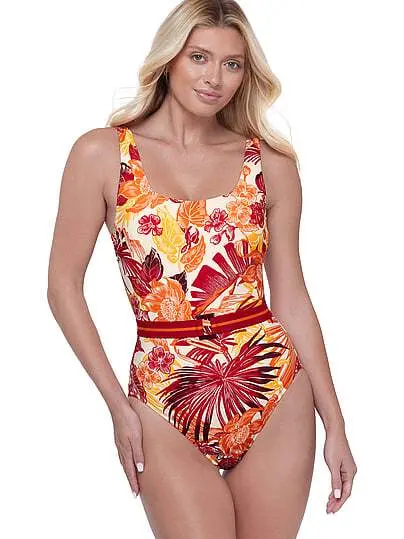 Victoria's Secret Miraclesuit Emi One-piece Swimsuit - Print