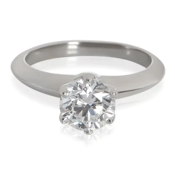 Tiffany & Co. 0.91ct Diamond Ring - Platinum